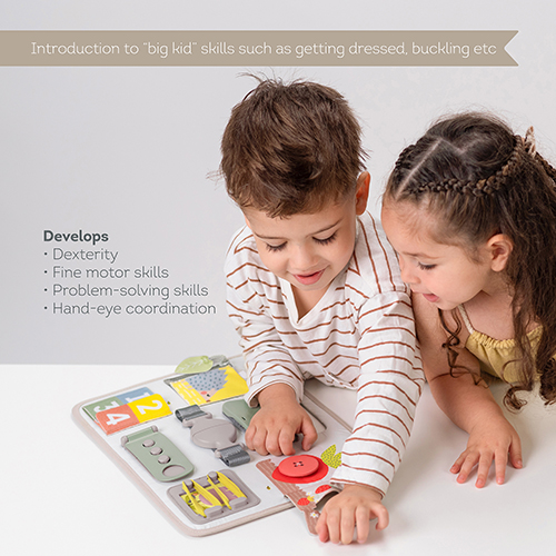 Activity Buckles Board | Taf Toys