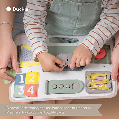 Activity Buckles Board | Taf Toys