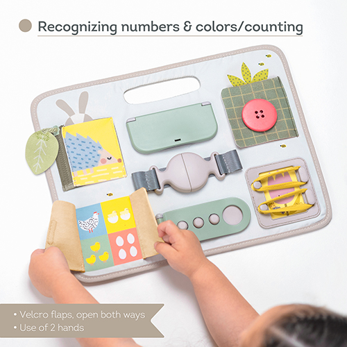 Activity Buckles Board | Taf Toys